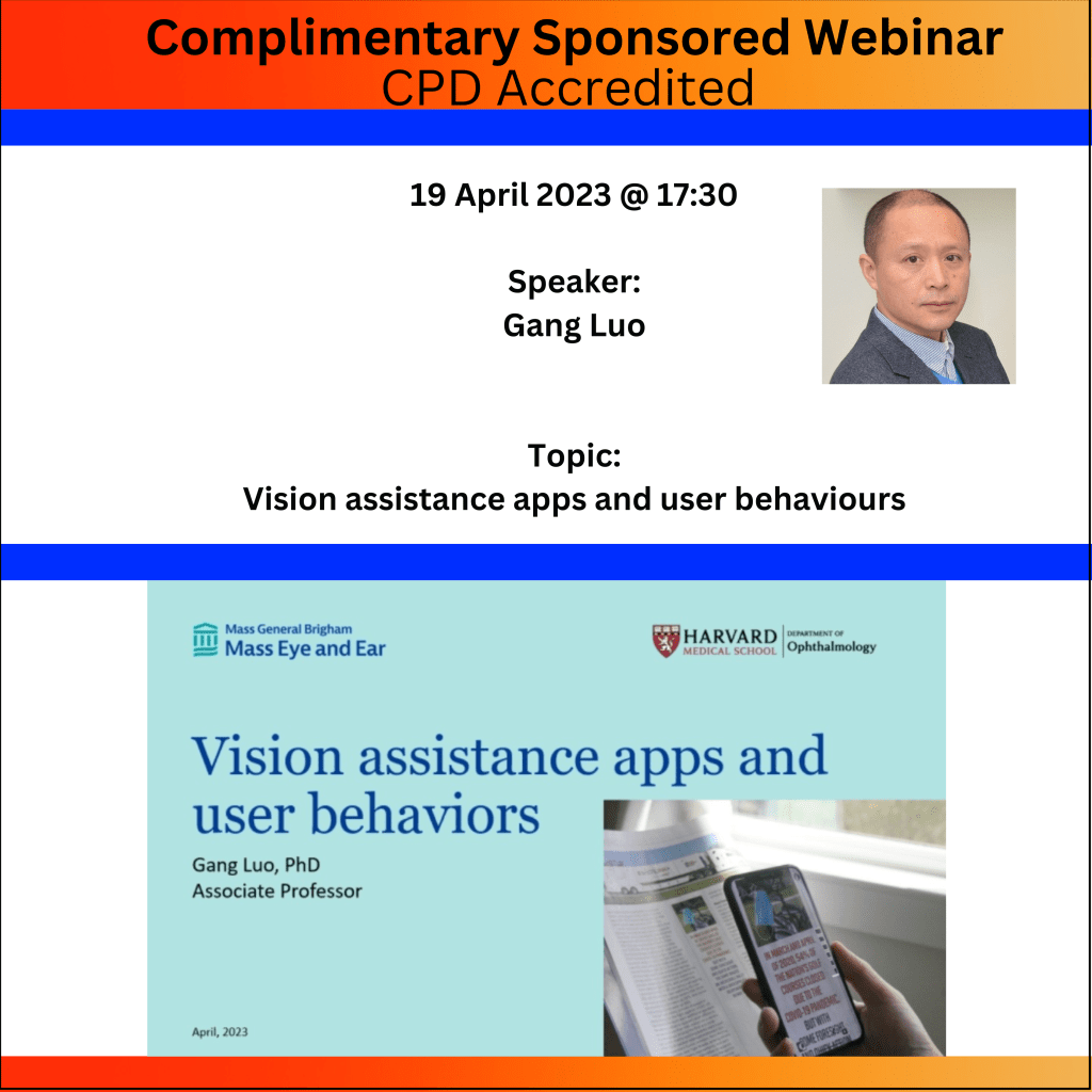 Gang Luo - Doctor - Low Vision Centre of Learning